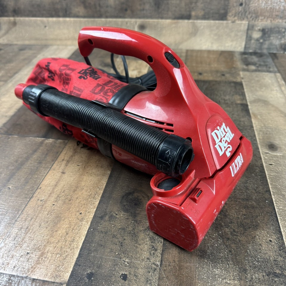 Dirt Devil by Royal Ultra Red Electric Hand Vac Handheld Vacuum M08230 ...