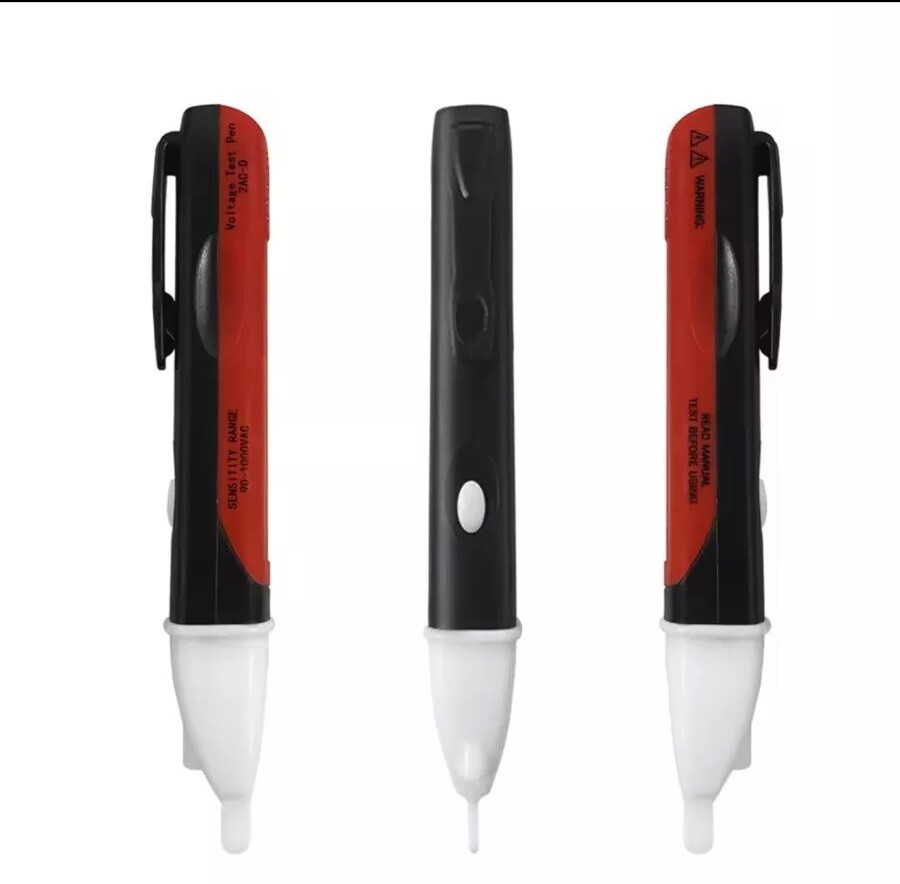 Voltage Electric Tester Volt Detector Test Pen AC DC Non-Contact Sensor ...