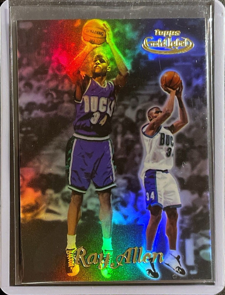 Ray Allen Rookie Karte 1996 97 NBA Hoops RAY ALLEN Rookie #2