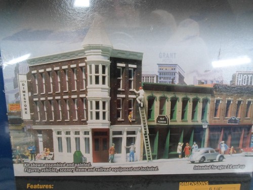 Walthers 933-3224 Cornerstone Merchants Row II 2 - Kit N scale | eBay