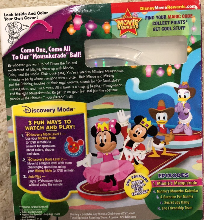 Mickey Mouse Clubhouse Minnies Mouseke Calendar