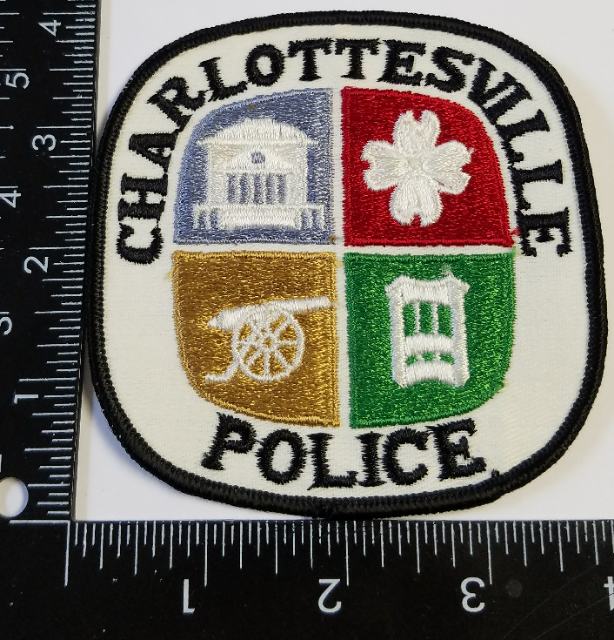 Charlottesville Police Virginia Cloth Patch | eBay