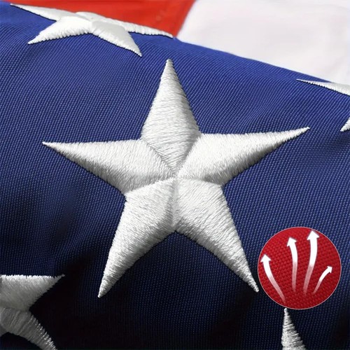 American Flags for Outside 3x5 FTHeavy Duty Long Lasting Nylon US Flag ...