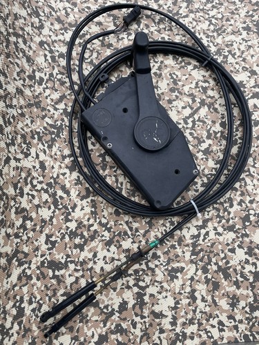 OMC Evinrude BRP Outboard Side Mount Control Box w/key No Tilt Trim 17 ...