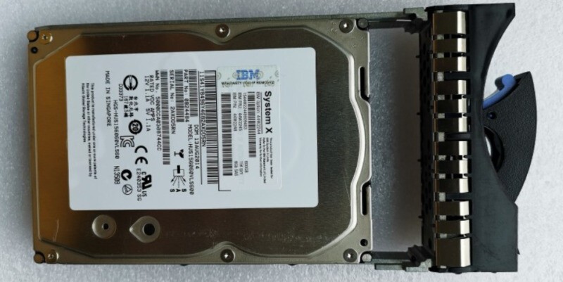 0-HOURS IBM 44W2244 44W2245 44W2248 600GB 15K RPM 6Gb/s 3.5" SAS HDD ...
