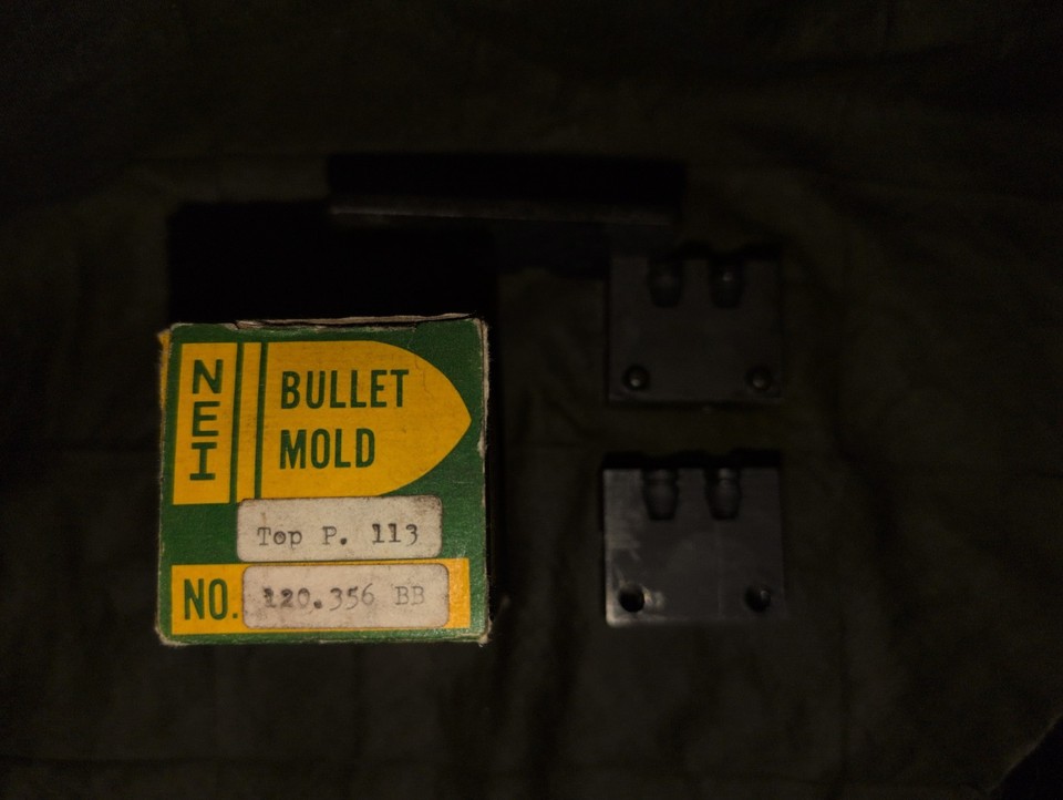 NEI 120.356-BB Double Cavity Bullet Mold Lead Bullet Casting Mould | eBay