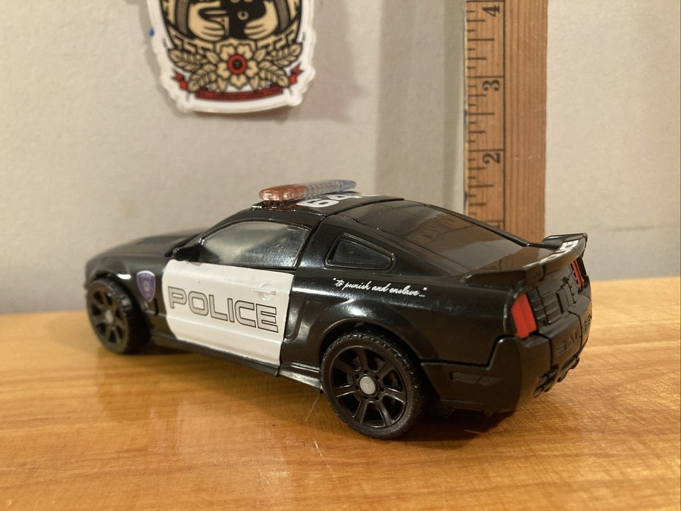 BARRICADE Saleen 281 Mustang Police Car Transformers 2006 Movie Figure ...