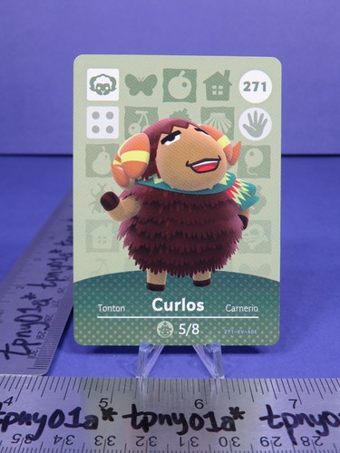 CURLOS #271 AUTHENTIC US PACK FRESH Animal Crossing Series 3 Amiibo ...