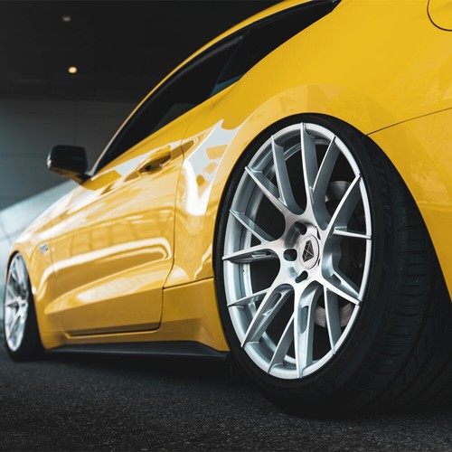 19" Blaque Diamond BD-F18 Silver Rims Concave Forged Wheels Fits Tesla ...