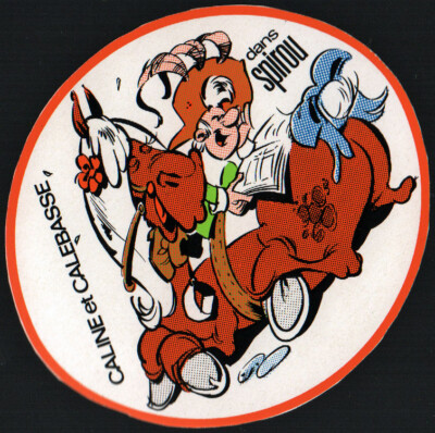 MAZEL . 1 AUTOCOLLANT CALINE ET CALEBASSE . DUPUIS . ANNÉE 70' . ( EE18 ) | eBay