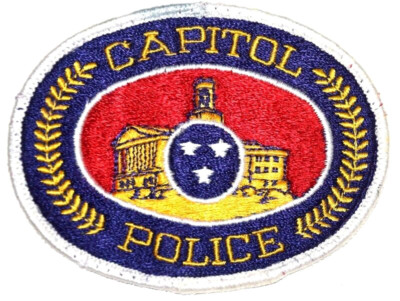 TENNESSEE – CAPITOL POLICE - Sheriff Police Patch VINTAGE OLD USED 4x3 ...