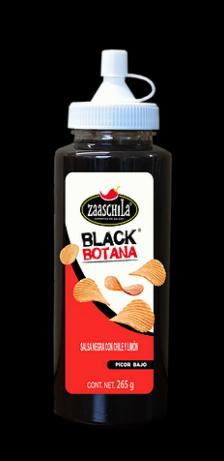 3 ZAASCHILA BLACK BOTANA SAUCE - 265g EA. SALSA NEGRA CON CHILE Y LIMÓN ...