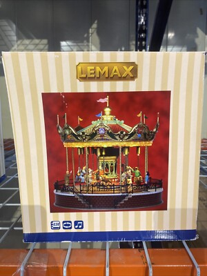 Lemax Sunshine Carousel 14325 Village Collection Works Lights And Sound ...