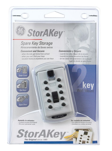 GE 001370 4-digit Combination Key Safe White for sale online | eBay