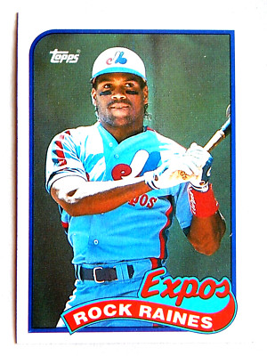 Tim "Rock" Raines #560 Topps 1989 Baseball Card (Montreal Expos)* | eBay