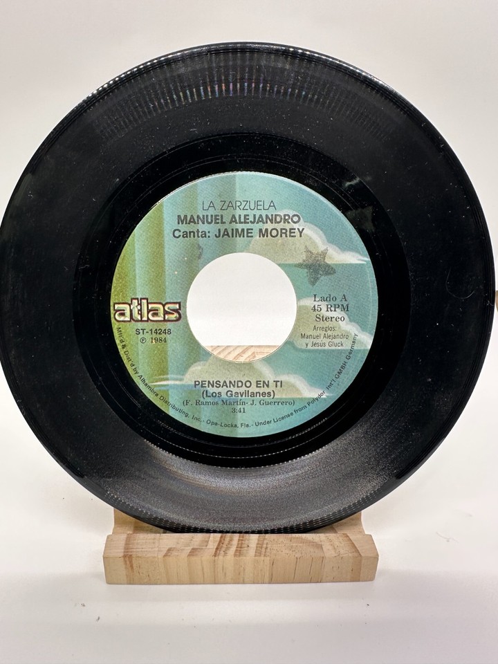 MANUEL ALEJANDRO Tu Mirada / Pensando En Ti ATLAS 14248 45 VINYL RECORD ...