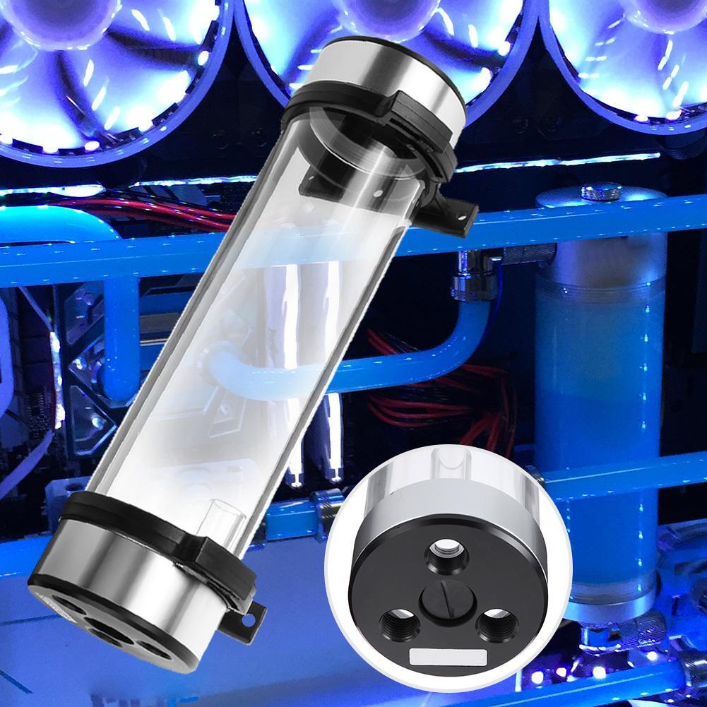 234mm Cylinder Reservoir Water Tank Water Cooling Kit for PC Liquid ...