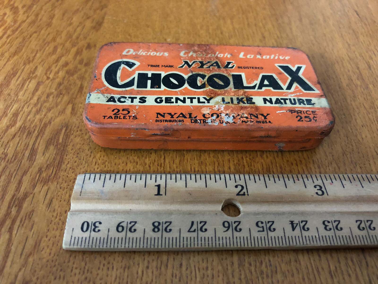 Nyal Chocolax 1920-30s Quack Medicine Laxative Tin Detroit USA | eBay