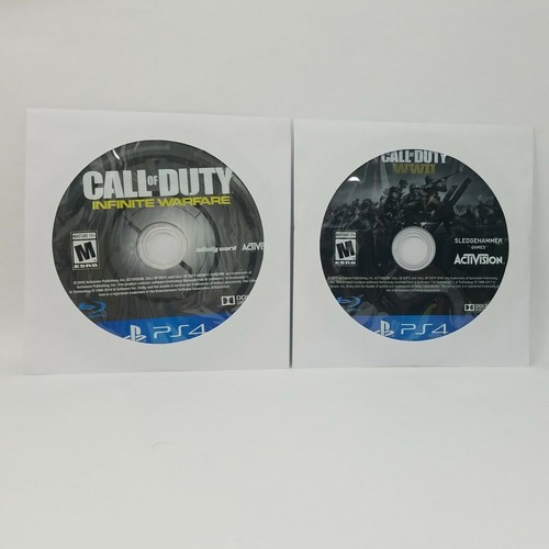 Call of Duty: Infinite Warfare and World War II WWII PlayStation 4 PS4 ...