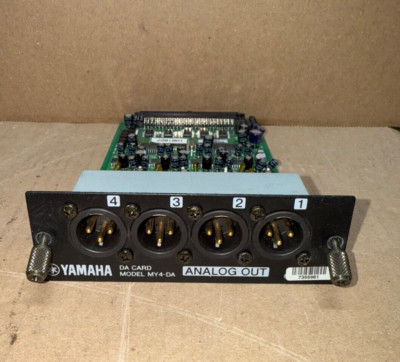 YAMAHA MY4-DA DA CARD 4-CHANNEL ANALOG OUTPUT CARD I/O EXPANSION CARD ...