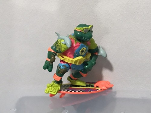 1990 TMNT Teenage Mutant Ninja Turtles Surfing Michelangelo | eBay