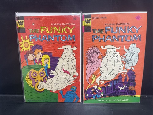 WHITMAN COMICS THE FUNKY PHANTOM Ghost #3,11 1972-1974 - HANNA-BARBERA ...
