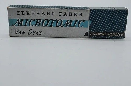 11 Count New Eberhard Faber Microtomic Van Dyke Box Drawing Pencils 600 ...