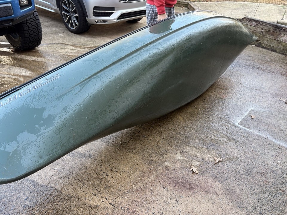 14’ Old Town Guide 147 Tandem Canoe W/ Wooden Paddles | eBay