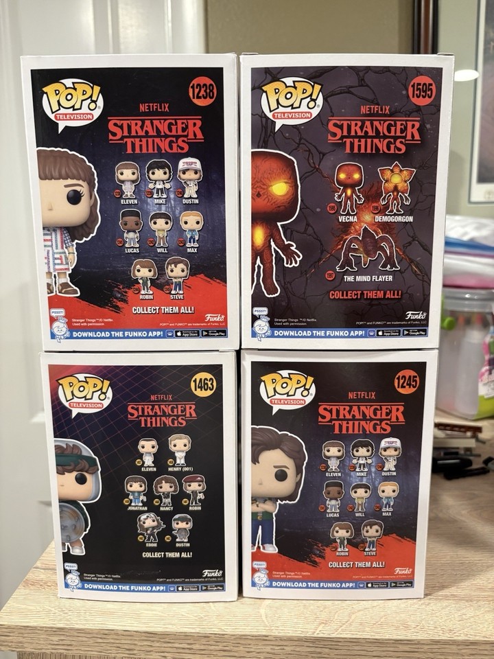 Stranger Things 4 Funko Pop Lot | eBay