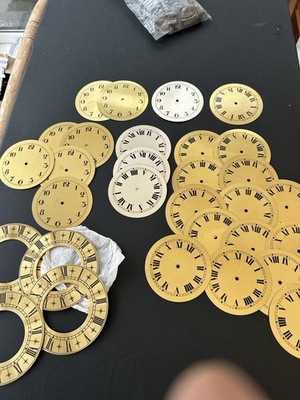 CLOCK PARTS - 30 X VARIOUS SMALL CLOCK DIALS | eBay UK