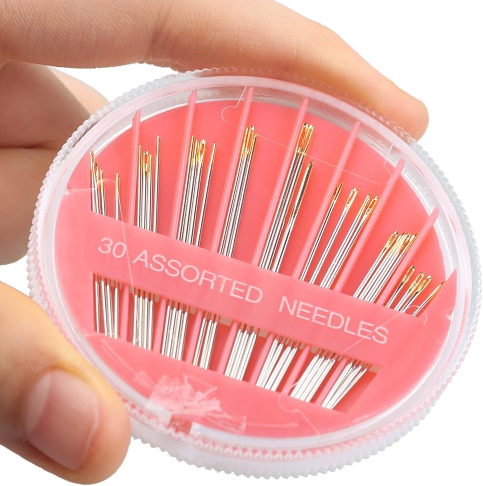 Eketirry 120pcs Premium Hand Sewing Needles，4 Pack 30-Count Assorted ...