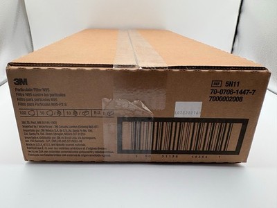 OEM CASE of 3M 5N11 N95 Replacement Particulate Filter - Respirator 10 ...