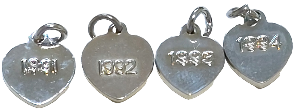 Beta Sigma Phi Women's Sorority Different Year 1991-1994 Charms Lot of ...