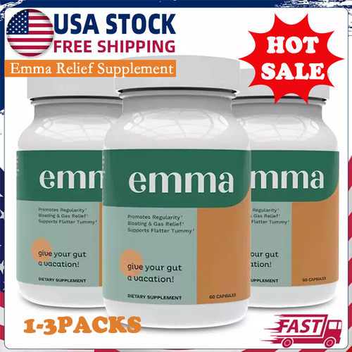 1-3PK Emma Relief Supplement KONSCIENS KETO for Gut Bloating - 60 ...