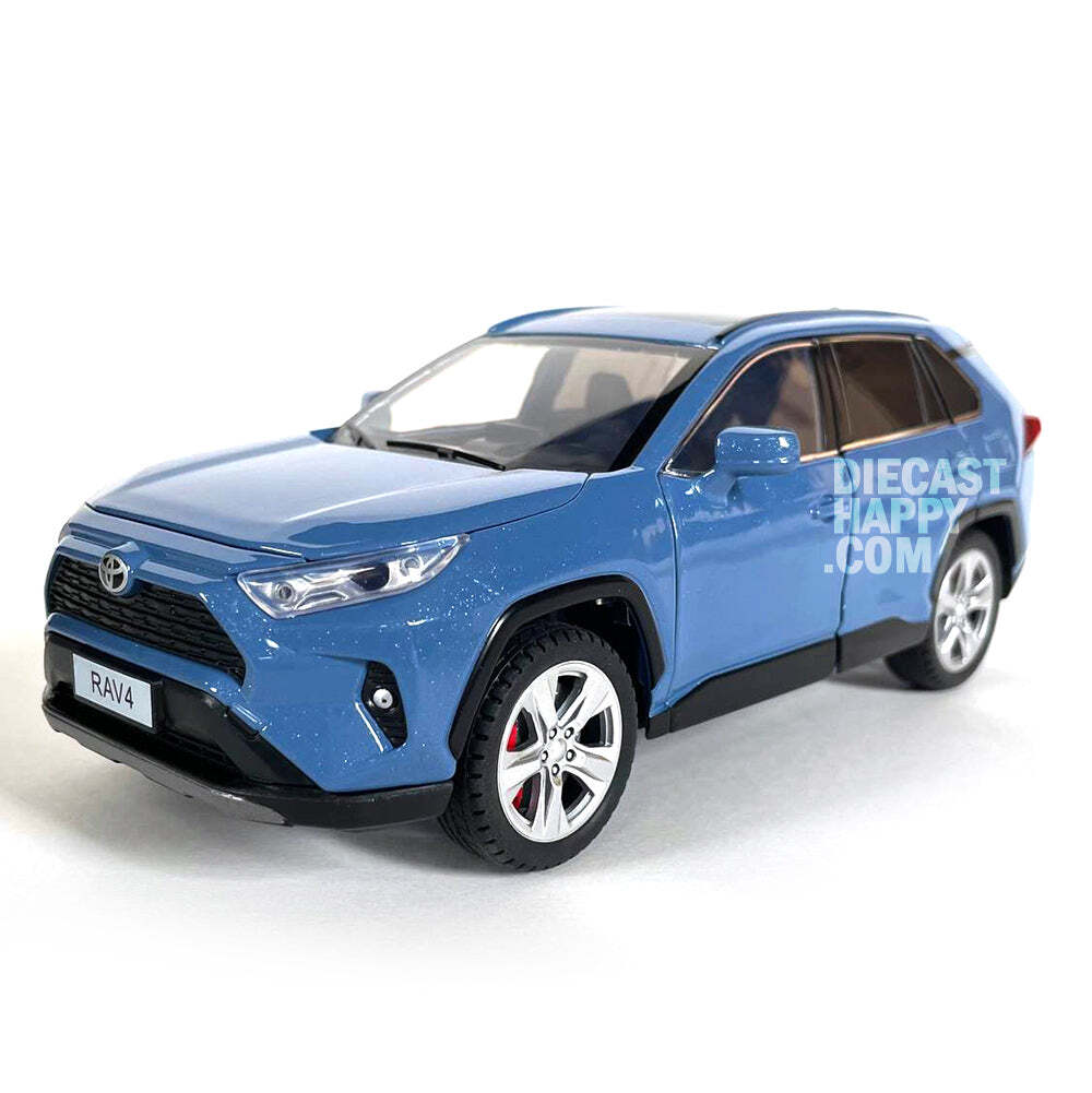 2023 Toyota RAV4 Hybrid XLE 1:24 Scale Diecast Model Blue | eBay
