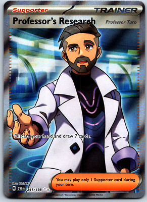 Professor's Research Turo 241/198 Full Art SV1EN Scarlet & Violet ...