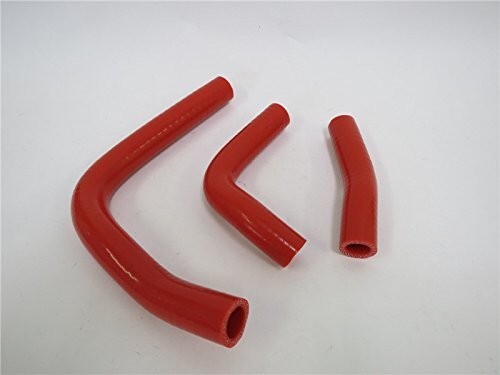 KKM NS400R silicone radiator hose red | eBay