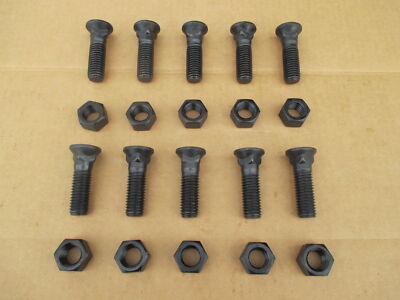 10 BUCKET TOOTH HARDWARE BOLTS + NUTS FOR BOBCAT B250 B300 BL275 BL370 ...