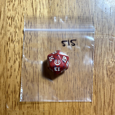 🎲 MTG d20 Spindown 20-sided Life Counter die dice - Kaladesh - Red ...