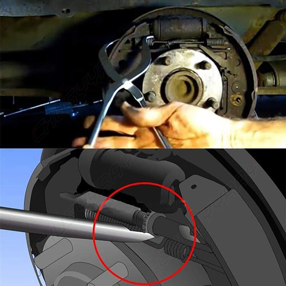 Drum Brake Return Spring Dual-End Pliers Removal and Installation Tool ...