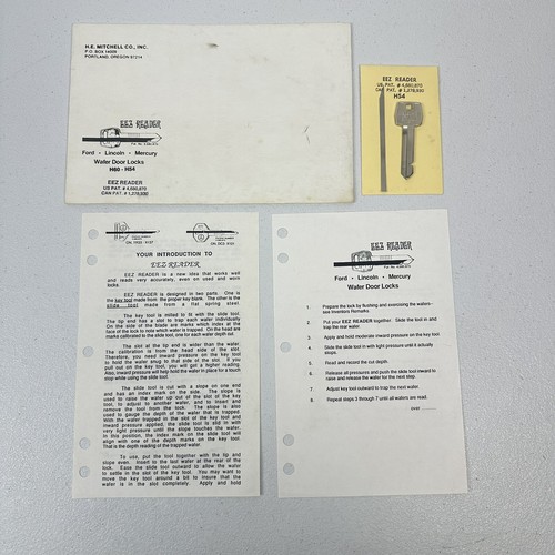 EEZ Reader Ford Lincoln Mercury Wafer Door Locks Unused Locksmith | eBay