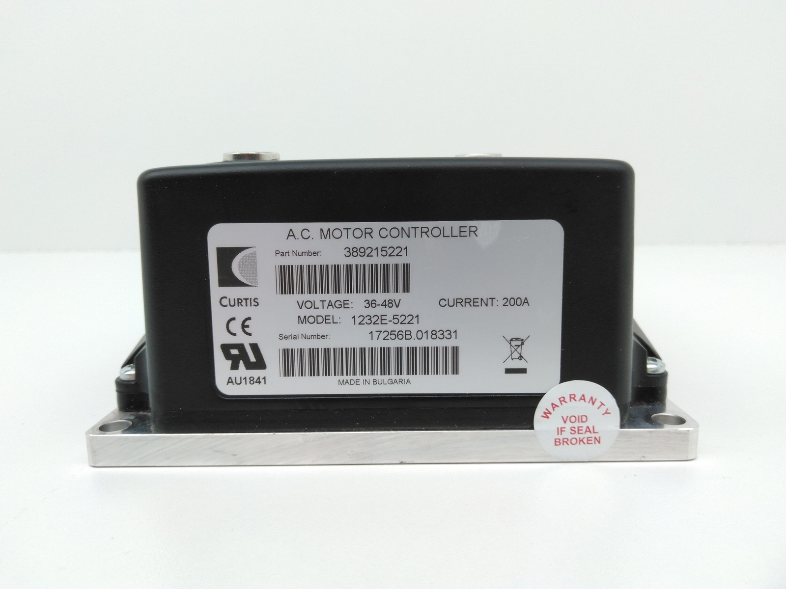 Curtis 1232E-5221, 389215221 36-48V 200A AC Motor Controller | eBay