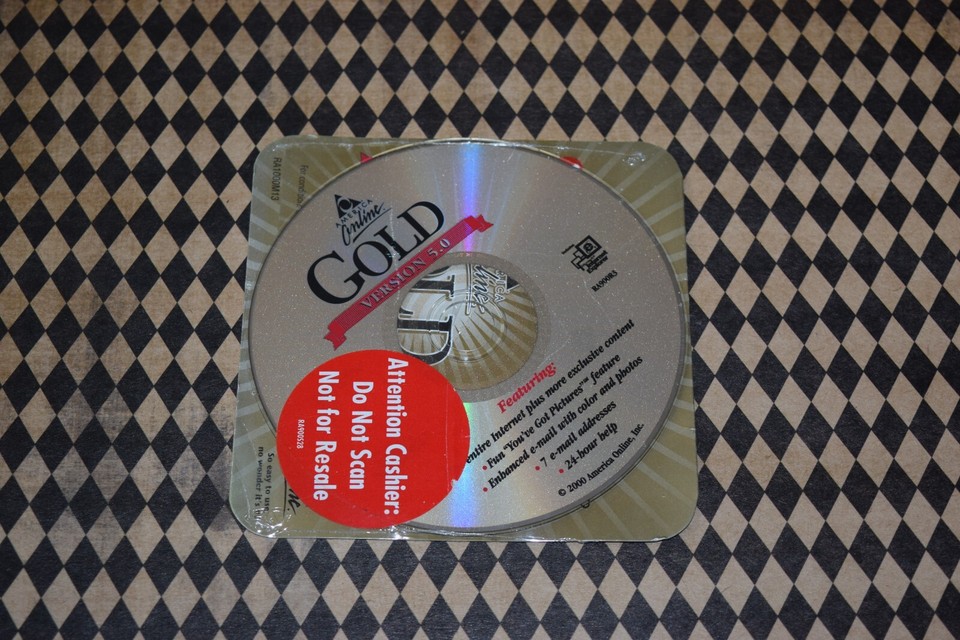 Vintage Sealed AOL America Online 5.0 Gold Trial Disc 700 Hours | eBay
