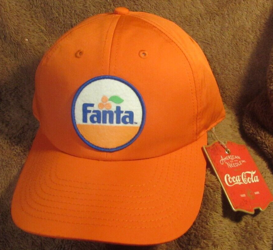 Fanta Orange Soda Coca Cola Snapback Hat Cap Adjustab… - Gem
