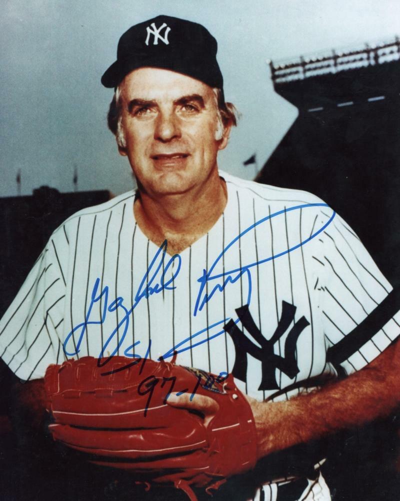 GAYLORD PERRY NEW YORK YANKEES 97-00 SIGNED AUTOGRAPHED 8X10 PHOTO W ...