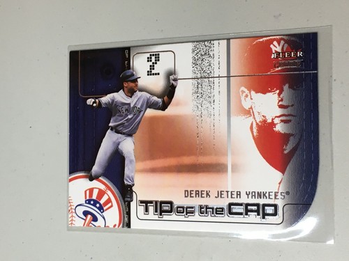 F54198 2002 Fleer Genuine Tip of the Cap #2 Derek Jeter Yankees | eBay