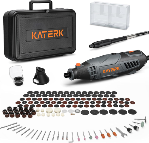 Professional Rotary Tool Set with Flex Shaft, 155Pcs Accessories ...