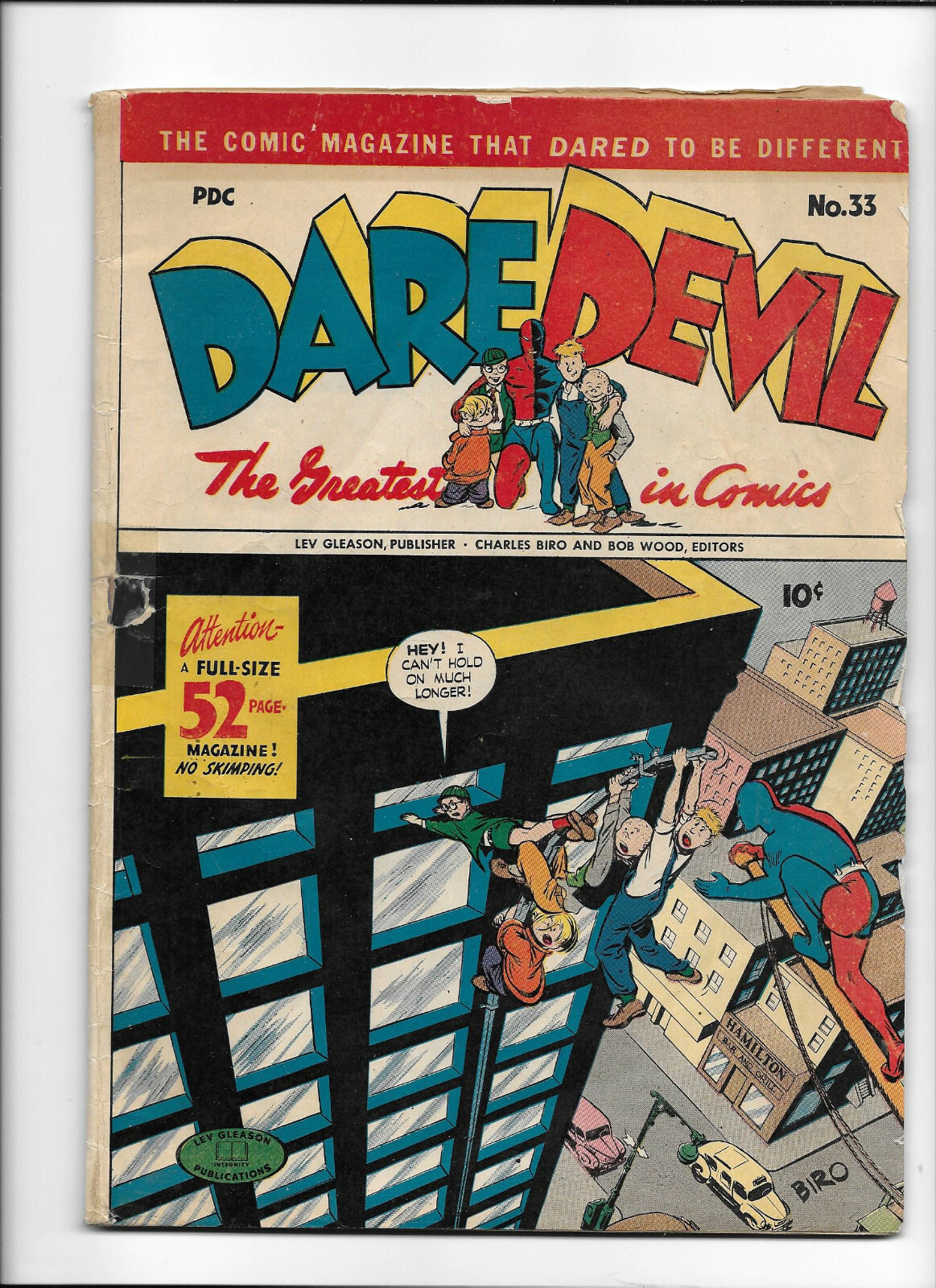 DAREDEVIL #33 [1945 GD+] LEV GLEASON | eBay