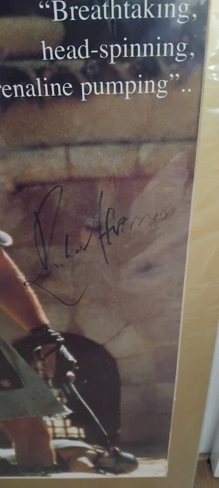 RICHARD HARRIS AUTOGRAPH, Deceased, GLADIATOR, MOVIES | eBay
