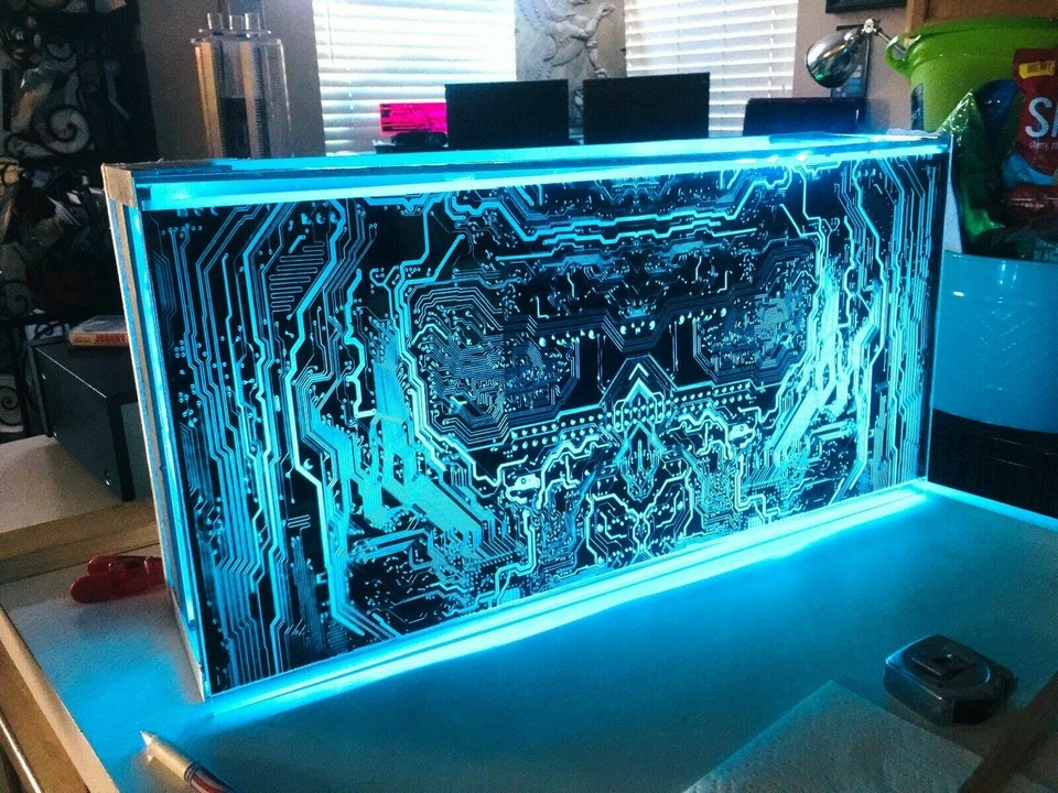 StAr TrEk prop HOLODECK Enterprise A screen lcars transparent print ...